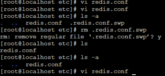 Found a swap file by the name ".redis.conf.swp"-CSDN博客