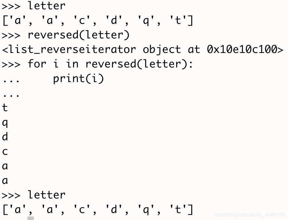 Python序列类型 列表不同序列类型的特点 Python Csdn博客