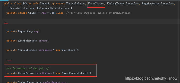 Kettle的命名参数接口namedparams实现与job命名参数的传递和使用实现kettle Namedparams Csdn博客