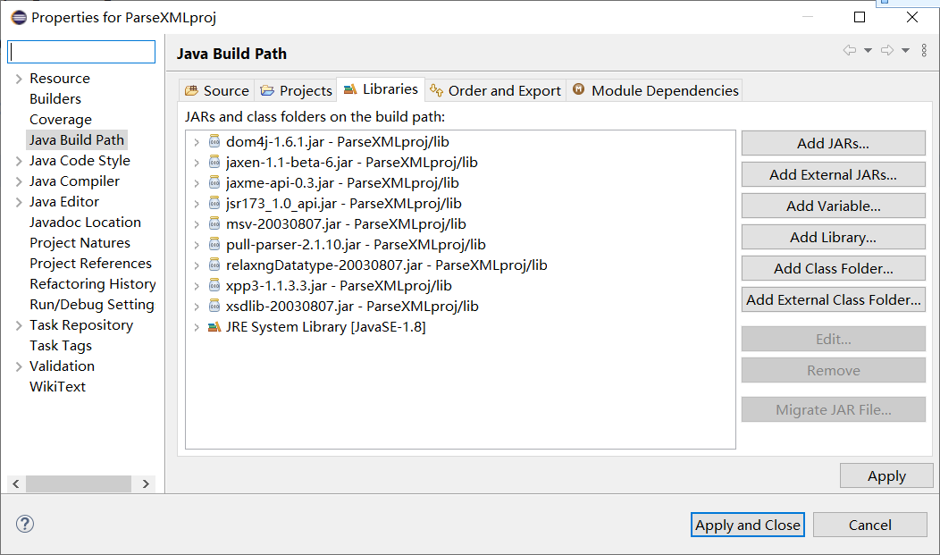 Java 导入外部jar包（dom4j为例）--Eclipse_java dom4j引入jar报-CSDN博客
