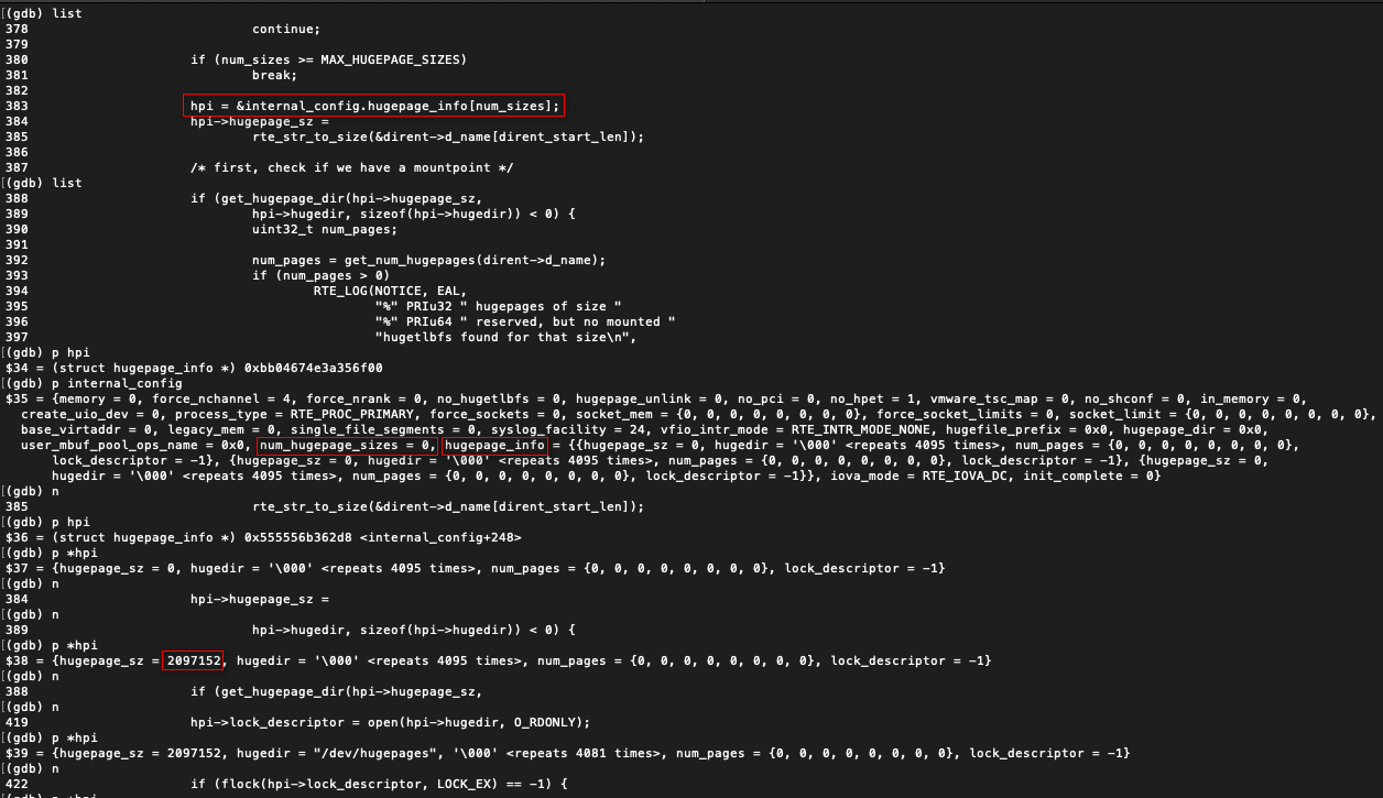 DPDK学习记录8 - 内存初始化1之共享mem_config和hugepage_info_dpdk共享内存-CSDN博客