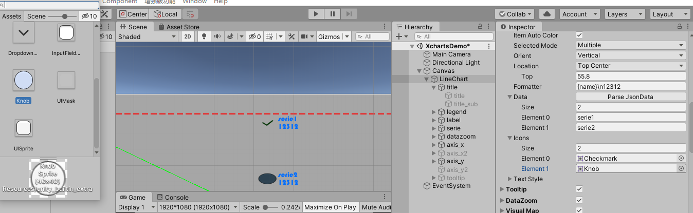 Unity可视化图表插件Xcharts学习（3）LineChart的Title,Legend组件_unity xcharts_simple男孩的博客-CSDN博客