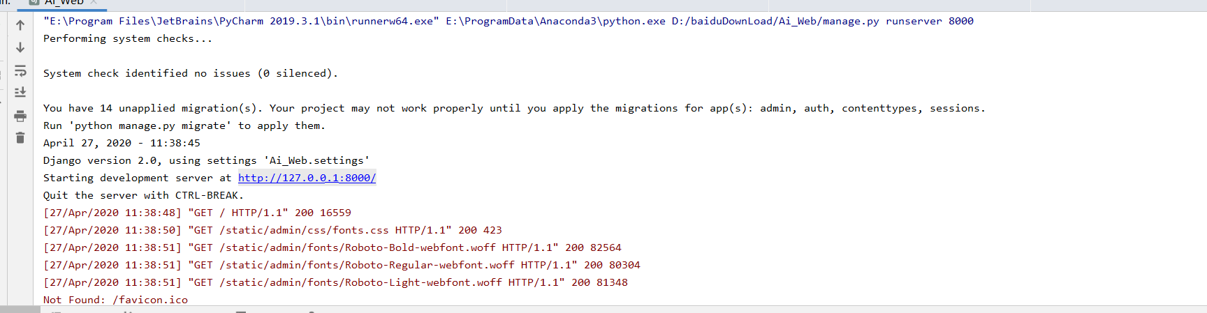 使用Django开发集成Pytorch\Tensorflow的人工智能网站_use django to train neural network-CSDN博客