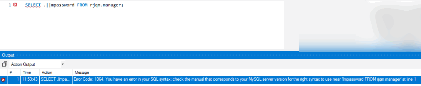 为什么select * || flag from flag 不行呢？_我才不会告诉你可以用select flag from flag看到 ...