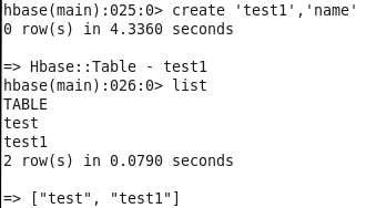HBase Shell命令完成以下任务（实验报告）_hbase shell 基本操作实验报告-CSDN博客