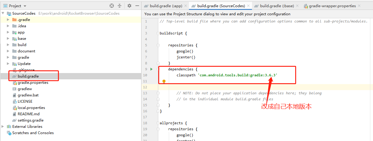Android Studio cannot open this project, please retry with Android Studio 4.0 or new_android ...