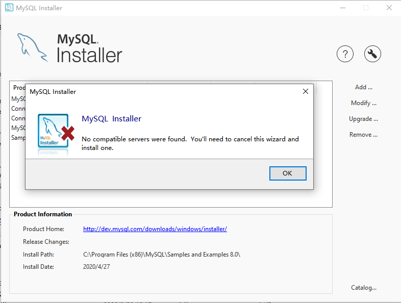 MySQL Installer: No compatible servers were found_no compatible. server were found-CSDN博客