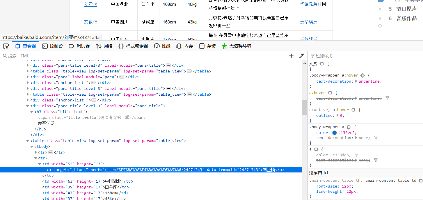 百度AIStudio-Python小白逆袭大神-Day2- 作业- 《青春有你2》选手信息爬取_python爬取青春有你参赛人员-CSDN博客