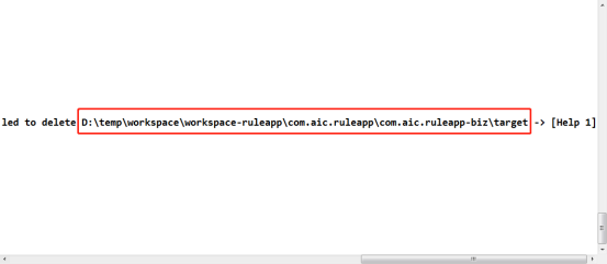 Solve Maven packaging error: Failed to clean project: Failed to delete - Programmer Sought