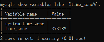 修改mysql时区的方法（报错Server returns invalid timezone. Go to 'Advanced' tab and set 'serverTimezone ...