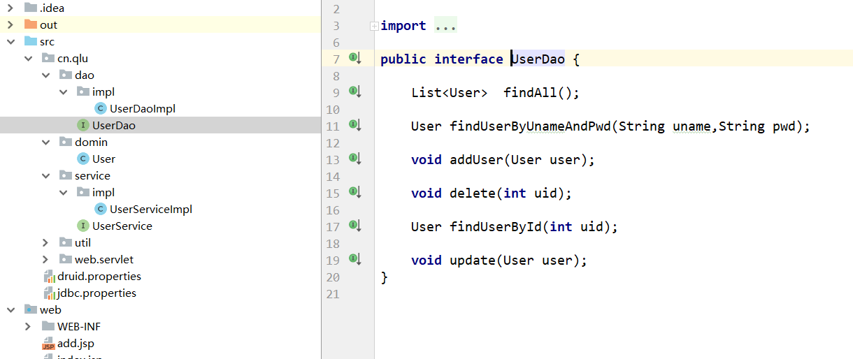Java Web用户信息管理系统的简单设计（增删查改）_javaweb信息管理系统-CSDN博客