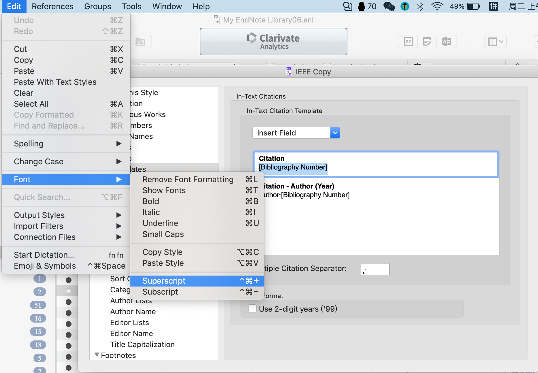 Mac 环境endnote 各种问题解决方法和word各种技巧汇总_endnote 20 a com exception-CSDN博客