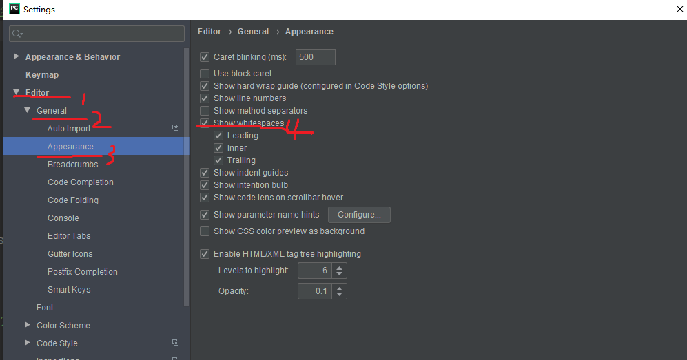 pycharm 显示空格及tab_pycharm空格怎么显示-CSDN博客