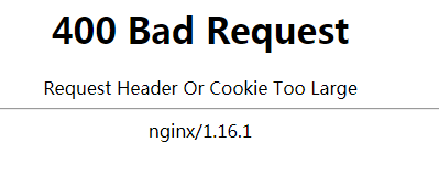 浏览器报错400 Bad Request Request Header Or Cookie Too Large解决方法-CSDN博客