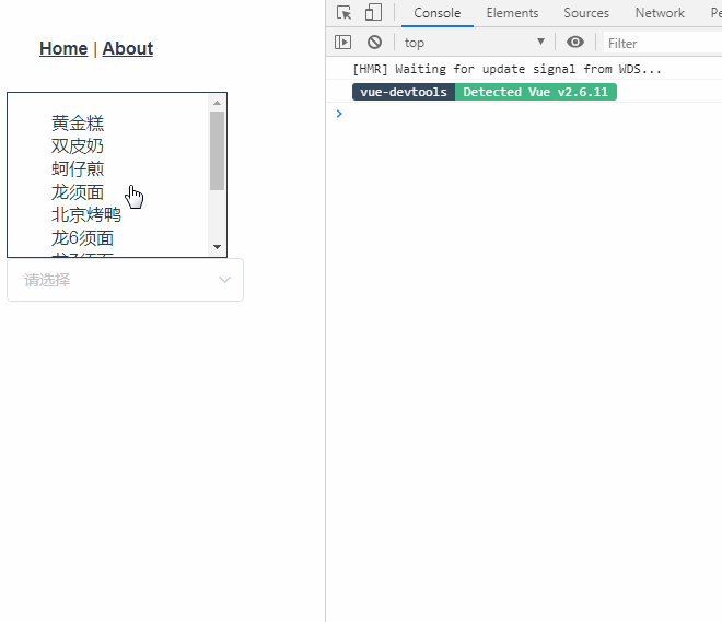 Vue和elementui中下拉选选中时触发方法,改变列表中选中数据,通过锚点定位进行滚动展示 Csdn博客