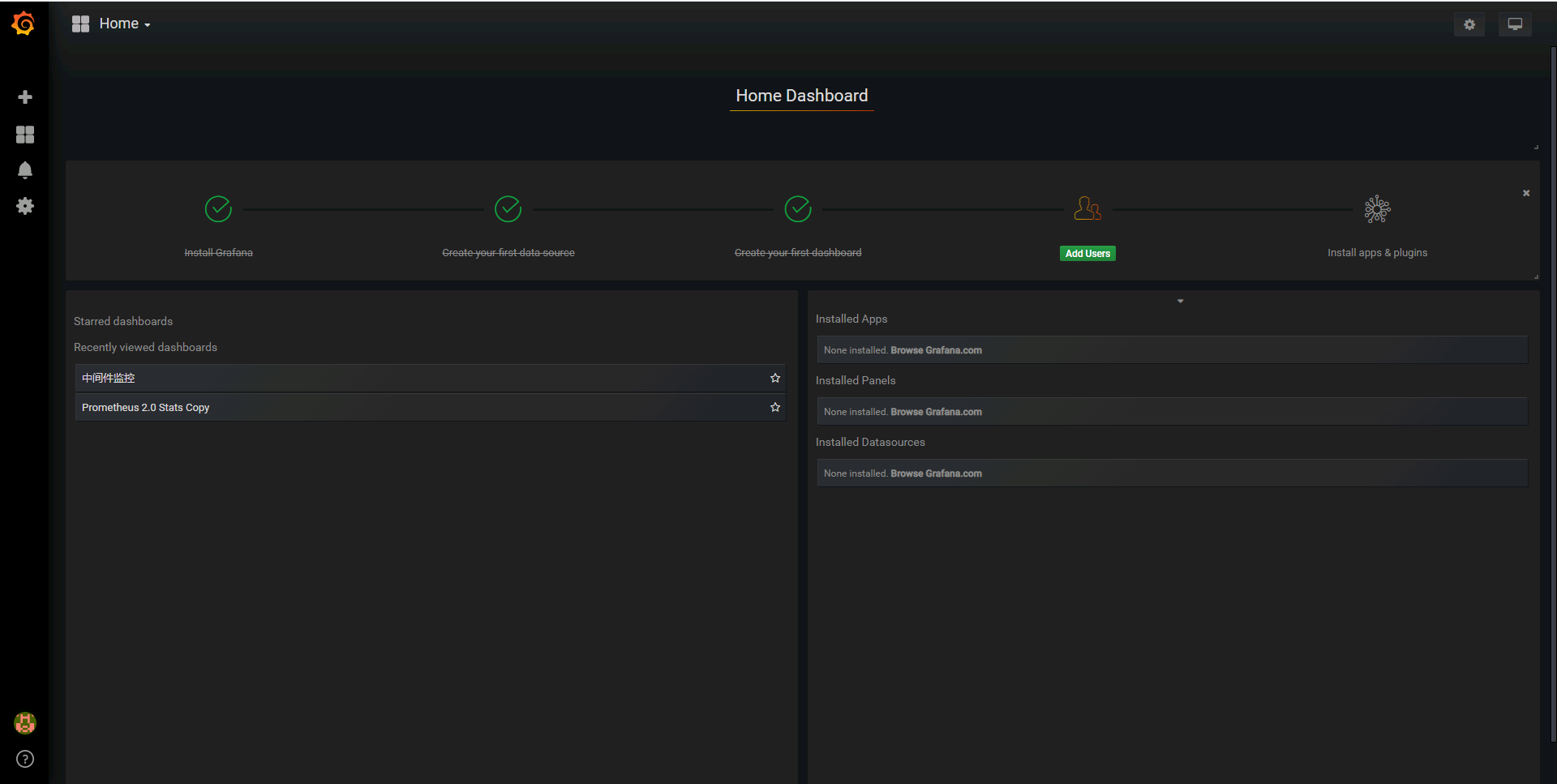Prometheus+Pushgateway+Grafana可视化监控全流程，并实现自定义监控_linux prometheus pushgateway grafana_Lqsaber的博客 ...