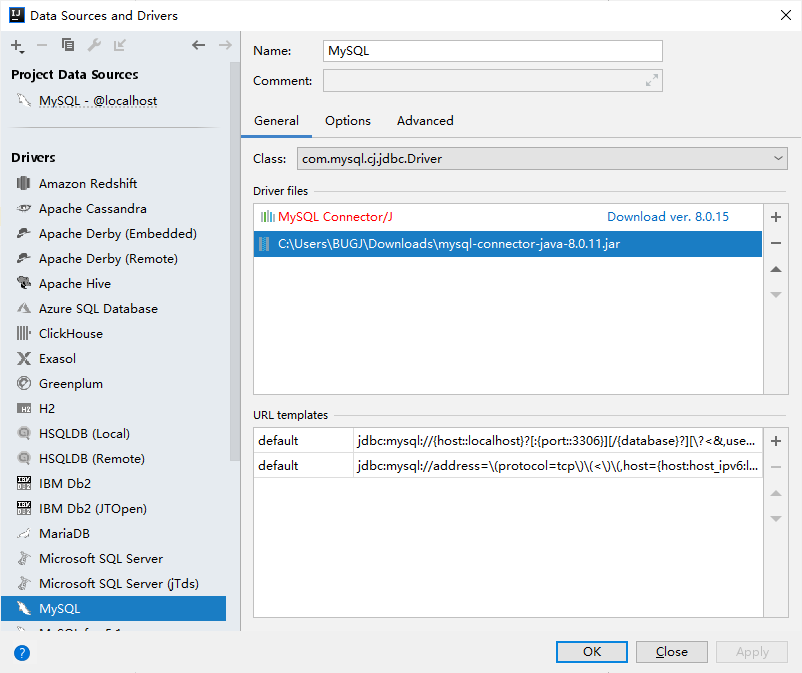 在IDEA中使用Database数据库管理工具_idea database missing driver files-CSDN博客
