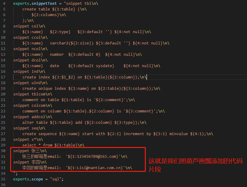 Custom prompt snippet in ACE code editor - Programmer Sought