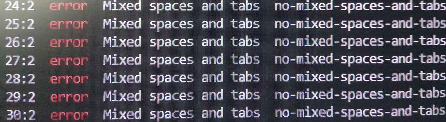 Vue Mixed Spaces And Tabs No mixed spaces and tabs 93 2 Error Mixed 