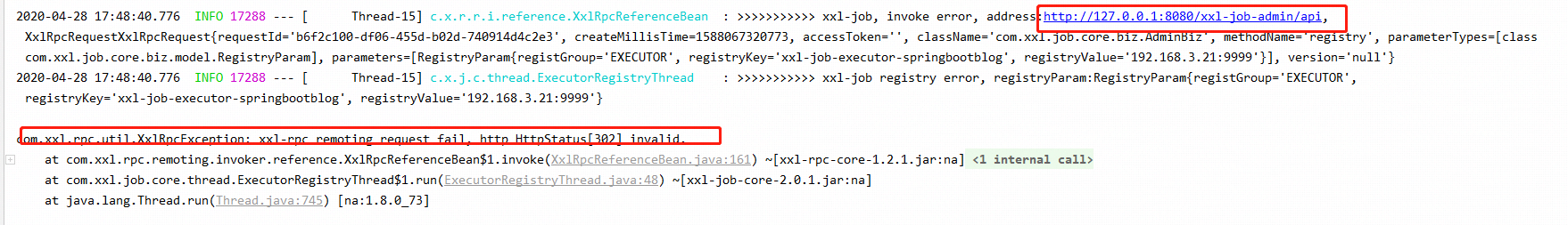 xxl-rpc remoting request fail, http HttpStatus[302] invalid_xxl-rpc remoting fail-CSDN博客