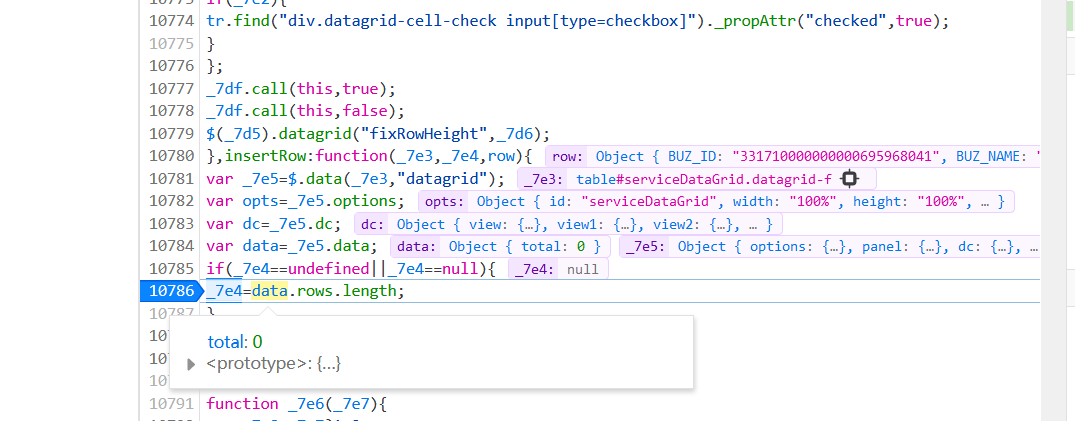 About easyRui datagrid table, when the table is empty, appendRow ...