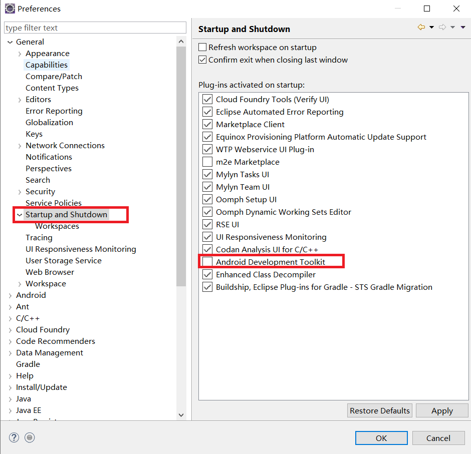 Eclipse中关闭不需要的插件_eclipse sonarlint关闭-CSDN博客
