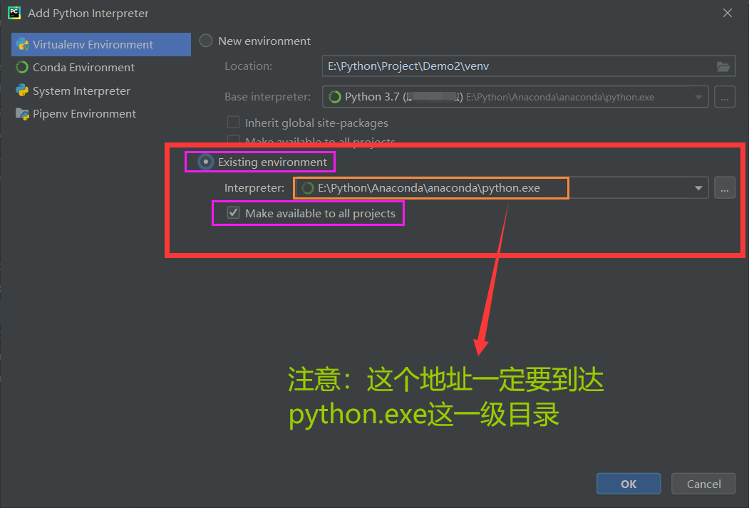python3.7，Anaconda与pycharm的配置（详细图解）_anaconda for pycharm2018.3.7-CSDN博客