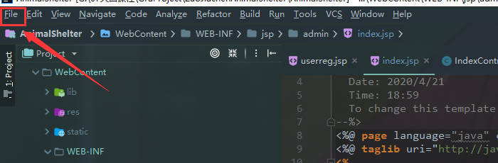 IntelliJ IDEA如何修改JSP文件模板_idea中改完名字项目中需要改什么web+jsp-CSDN博客