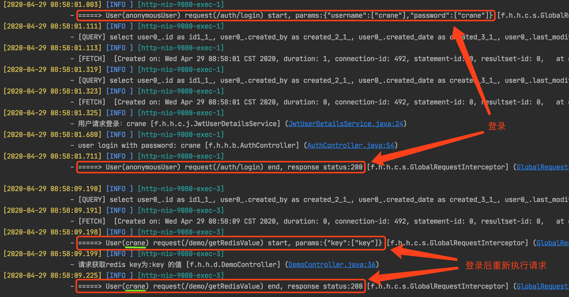 Spring Boot：全局日志拦截处理_springboot 拦截器 记录操作日志-CSDN博客