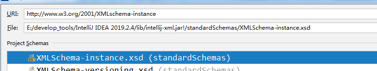 idea Spring中xmlns:xsi="http://www.w3.org/2001/XMLschema-instance"链接报红 ...
