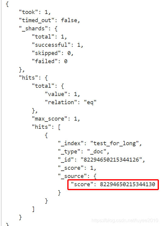 Elasticsearch Long类型出现精度丢失问题elasticsearch Long 精度丢失 Csdn博客 4174