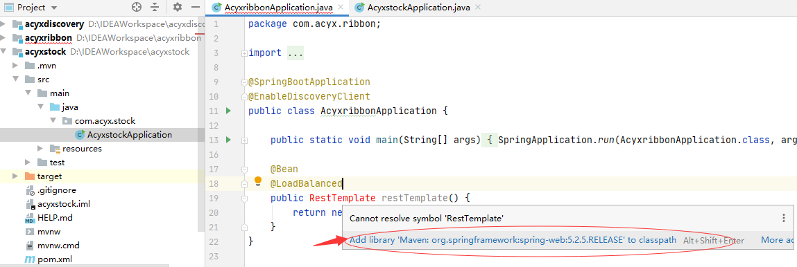 使用IntelliJ IDEA创建Ribbon项目实现负载均衡_idea 节点设计 平衡荷载-CSDN博客