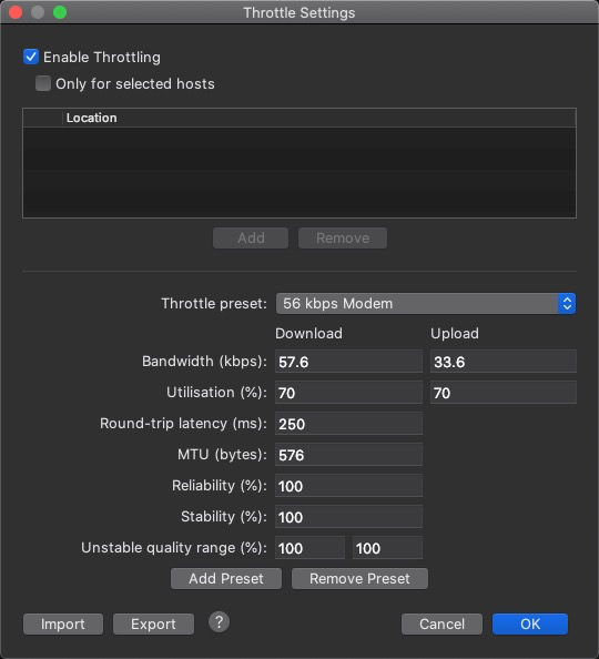 charles的Throttle功能（模拟弱网）_charles throttle-CSDN博客