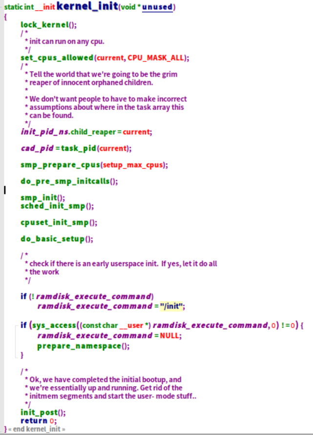 Linux内核基础——Linux内核启动初始化流程(第一个用户进程init的诞生)_linux start_kernel 初始化顺序_superboy_ZJC的博客-CSDN博客