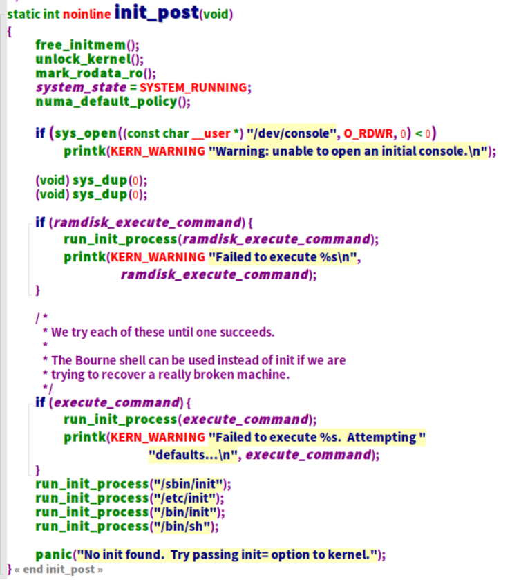 Linux内核基础——Linux内核启动初始化流程(第一个用户进程init的诞生)_superboy_ZJC的博客-CSDN博客