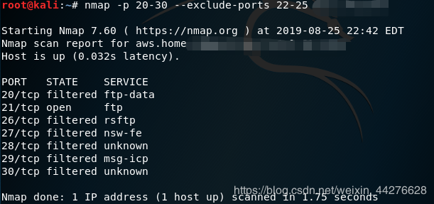 nmap常用命令及参数说明_nmap常用命令参数-CSDN博客