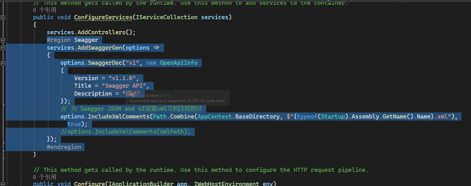 El uso de swagger en VS2019 .net core2.2, y la solución al error undefined /swagger/v1/swagger ...