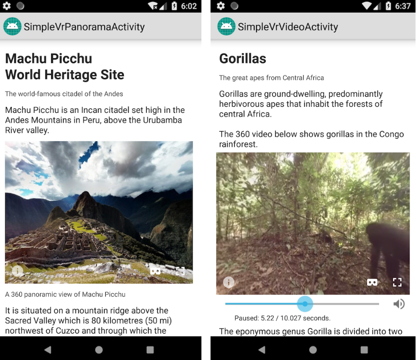 基于Google的Android平台上GVR 3D全景视频播放器（支持本地文件和视频流传输）_gvr app-CSDN博客