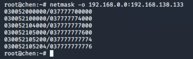 kali中Netmask工具的使用_宇儿吃自产糖的博客-CSDN博客