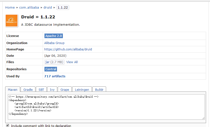 Maven引入数据库jdbc驱动pom引入jdbcdriver Csdn博客 