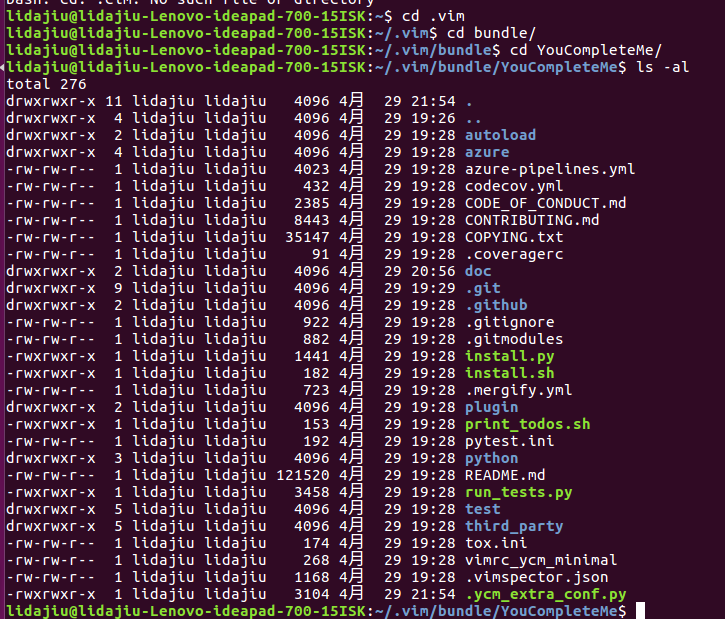 VIM安装YCM插件的详细步骤_vim ycm-CSDN博客