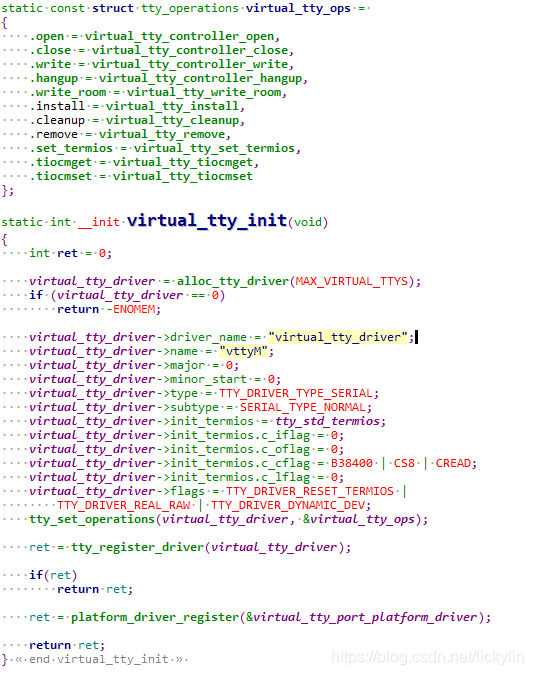 Linux虚拟串口控制器实现 适用于无开发板学习tty Driverlinux虚拟串口控制器驱动实现 Csdn博客