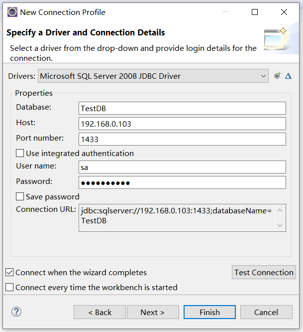 Eclipse中使用Data Source Explorer进行数据库连接测试_eclipse datasource-CSDN博客