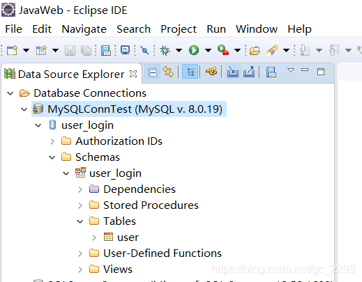 Eclipse中使用data Source Explorer进行数据库连接测试 Eclipse Datasource Csdn博客