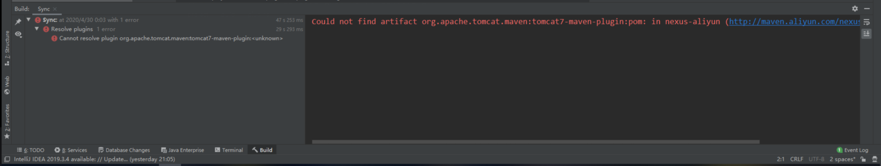 Could Not Find Artifact Org Apache Tomcat Maven Tomcat7 Maven Plugin