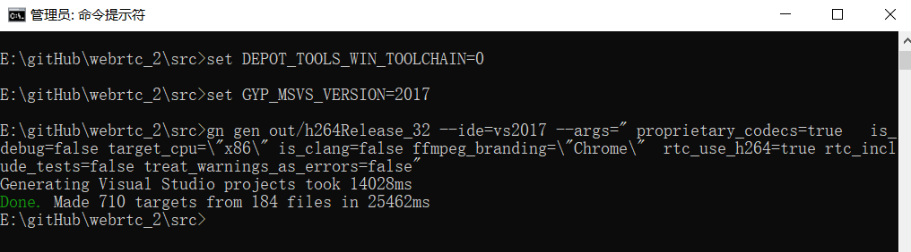 在win10上编译webRTC（问题篇）_script returned non-zero exit code.-CSDN博客