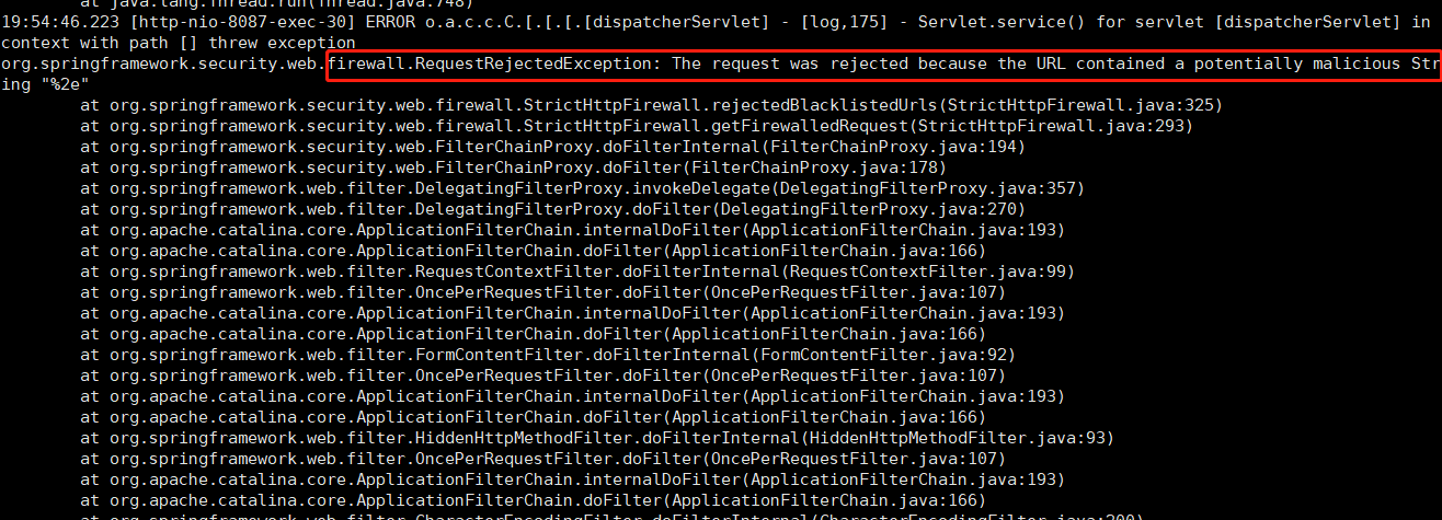 The request was rejected because the URL contained a potentially malicious String ";"报错解决,-CSDN博客