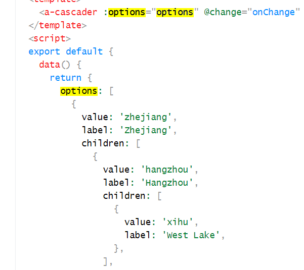 Ant Design Vue 级联选择器 Cascader 的使用说明_cascader fieldnames-CSDN博客