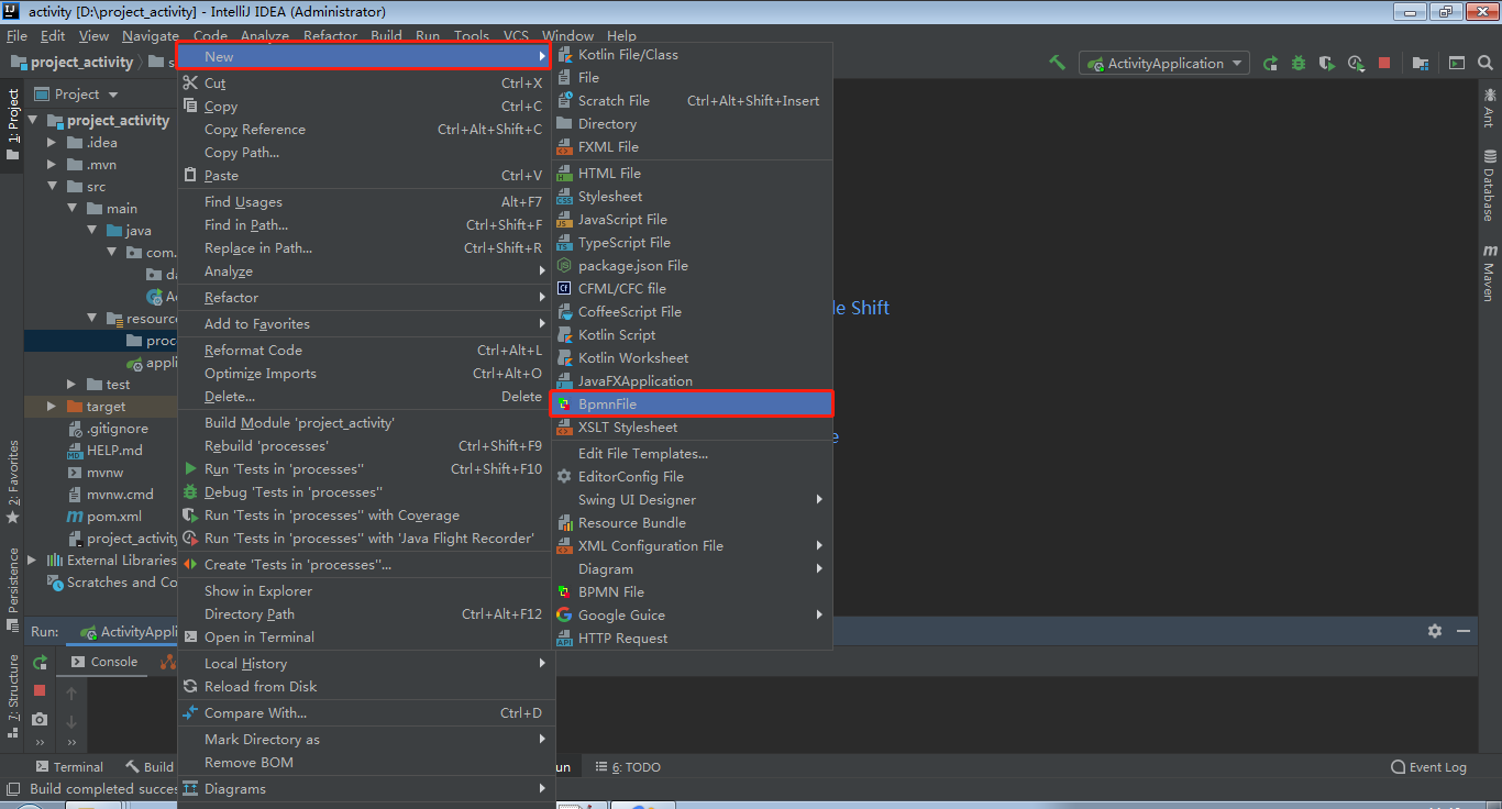 IDEA上SpringBoot2.x集成activiti7以及基本使用_springboot 使用activity7 基础类-CSDN博客